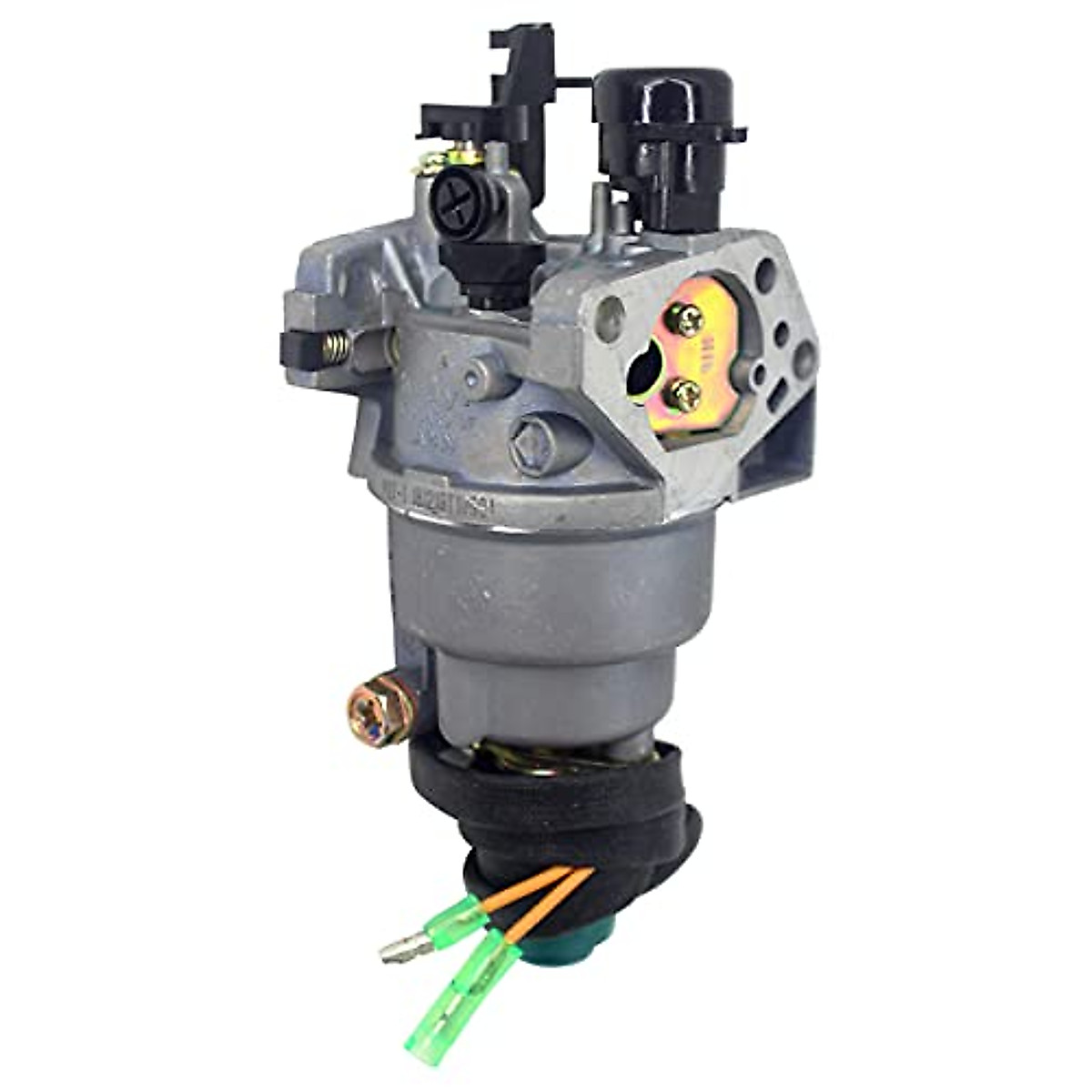 Fullas Huayi Carburetor Automatic Choke P27-1 Carb Compatible with Honda EC6500CX EB6500X EL6500CXS EG6500CX 5000W 6000W Gas Generator with Solenoid and Gaskets