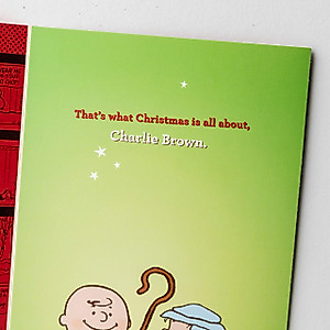 DaySpring - Peanuts That's What Christmas is All About Charlie Brown - 18 Premium Christmas Boxed Cards, KJV