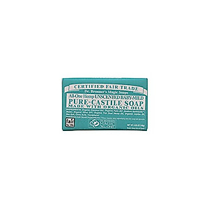 Dr Bronner Bar Soap Organic Mild Baby 5 oz ( 12-Pack)