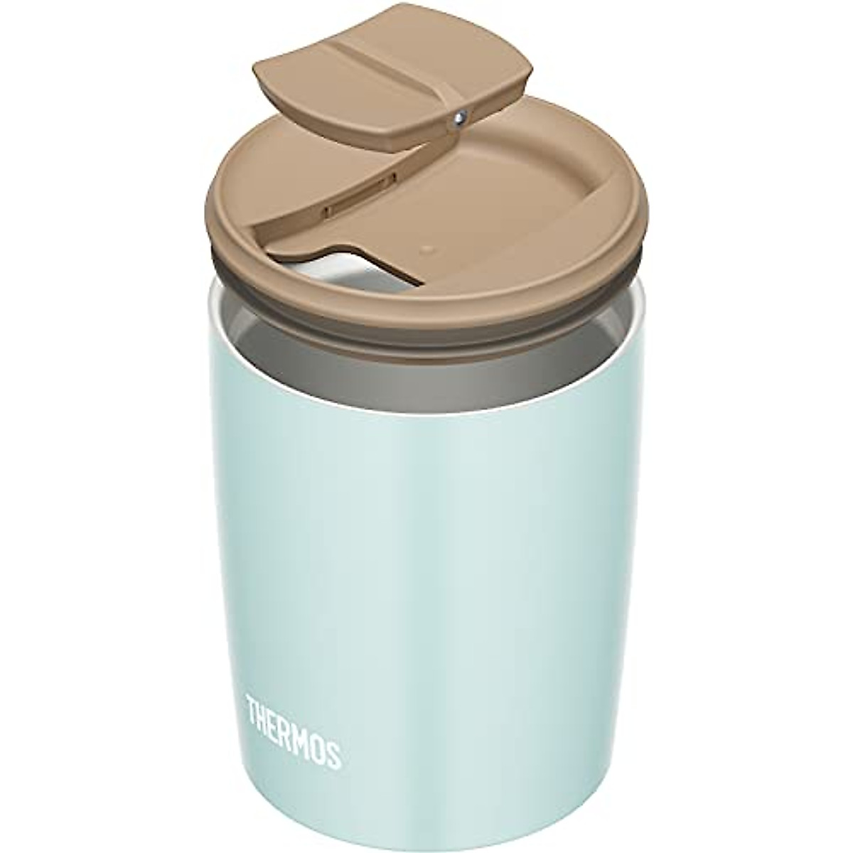 Thermos JDP-300 LB Vacuum Insulated Tumbler with Lid, 10.1 fl oz (300 ml), Light Blue