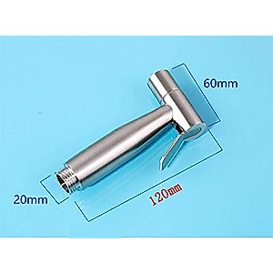 JIYTG Thermostatic Chrome Bidet Douche Set 304 Stainless Steel Toilet Spray Gun Faucet Set Bidet pressurization