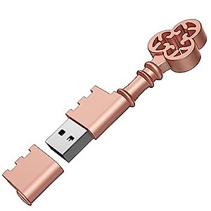 Thumb Drive 16 GB USB 2.0 Flash Drive Kepmem Creative Pen Drive Metal Key Shape Fashion Cute Memory Stick 16GB