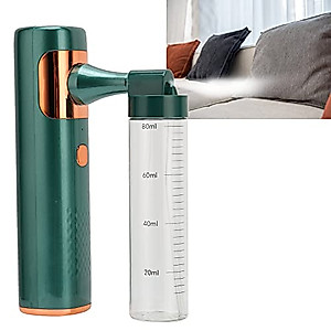 Professional Fogger Machine, Nanometer Handheld Atomizer Sprayer Rechargeable Electric Atomizer Sprayer Fogger Machine Handheld Fogger Mist Machine for Home, Office, School, Garden(Green)