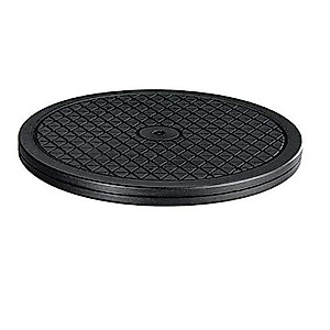 360° Rotating Swivel Stand Turntable, Heavy Duty Universal Rotary Plate with Steel Ball Bearings for TV, Computer, Monitor, Art Craft, Airbrushing, Potted Plants (12 Inch)