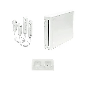 Nintendo Wii Console, White Premium Bundle (Renewed)