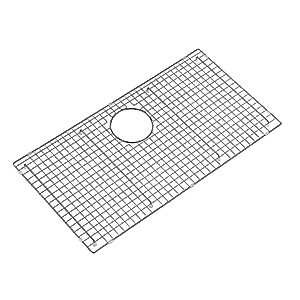 CIPOTAL 29.5 in. x 15.5 in. Rear Drain Kitchen Sink Bottom Grid with Supersoft Silicone Feet in 304 Grade Stainless Steel