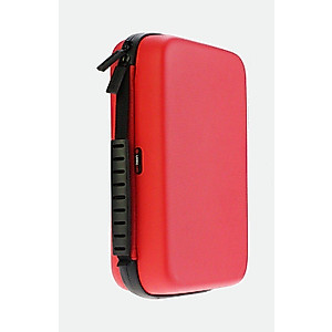 Navitech Red Heavy Duty Robust Action Camera Hard Case - Compatible with The Dragon Touch Vision 3 PRO