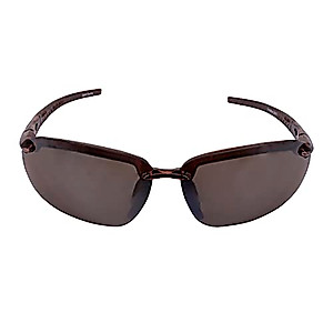 CROSSFIRE29117 Crossfire Brown Safety Glasses, Scratch-Resistant, Frameless