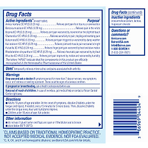 Boiron Arnicare Arthritis Tablets for Arthritis Pain Relief, Joint Soreness, and Rheumatic Pain - 120 Tablets (2 Pack of 60)