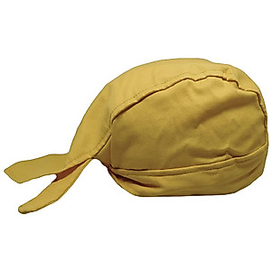 Gadsden Don't Tread On Me DTOM Yellow Embroidered Do Rag Doo Rag Skull Cap Head Wrap