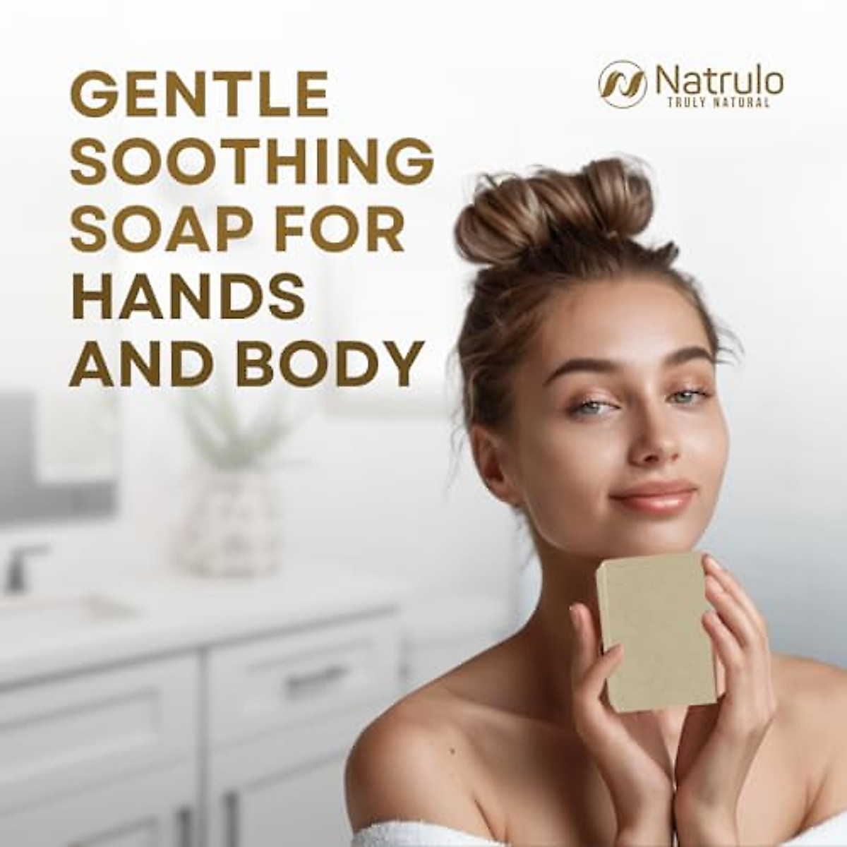 Cactus Honey & Oats Goat's Milk Soap Bar 4 oz – Natural Bar Soap for Women, Men, Kids, Itchy Skin, Eczema, Psoriasis, Rash, Sunburn Skincare – Calming Colloidal Oatmeal Face Cleanser & Body Wash