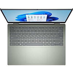 Dell 2023 Inspiron 7000 14" FHD+ IPS Touch 2-in-1 Convertible Laptop 6-Core AMD Ryzen 5 5625U AMD Radeon Graphics 32GB RAM DDR4 1TB NVMe SSD HDMI USB-C WiFi AX Backlit KB Fingerprint Windows 10 Home