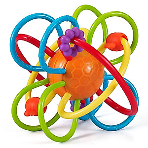 Yiosion Baby Teething Toys for Babies 0-6-12 Months, Baby Rattle Sensory Teether Toy 3-6 Months Teethers for Babies 0-6 Months Baby Sensory Infant Gift Toys for Newborn Baby