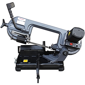 KAKA INDUSTRIAL BS-6 110V-60HZ-1PH Mini Metal Cutting Band Saw, Variable Speed Bandsaw, Solid Design Metal Bandsaw, Space Saver Metal Cutting Band Saw