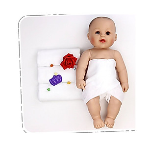 High Absorbency, Birdseye Diapers and Burp Cloth, Hypoallergenic, Soft and Safe On All Skins (12 Pack)