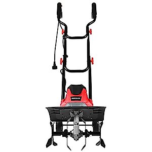 Goplus 14-Inch 10 Amp Corded Electric Tiller and Cultivator, Powerful Tillers w/ 9-Inch Tilling Depth, 4 Tines, Rototillers Tool for Garden Lawn Soil Digging (14-Inch)