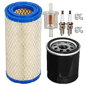 HIFROM Air Filter with Oil Filter Fuel Filter Spark Plug Tune Up Kit Compatible with FH541 FH580 FX481V FX541V FX600V Replacement for Kohler Kawasaki 25 083 02-S 11013-7048 11013-7029 49065-7010