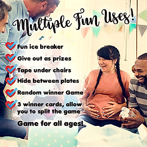 Oh Boy Love It Baby Shower Scratch Off Game (Teddy)