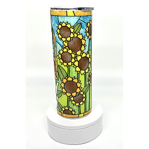 Holy Cow Stained Glass Tumbler