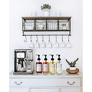 Jweltz Coffee Syrup Dispenser - 4-Pack Glass Pump Bottles with 86 Coffee Syrup Labels - Clear Sleek Coffee Bar Accessories, Kitchen Decor for Counter & Housewarming Gift - 8oz. (Black)