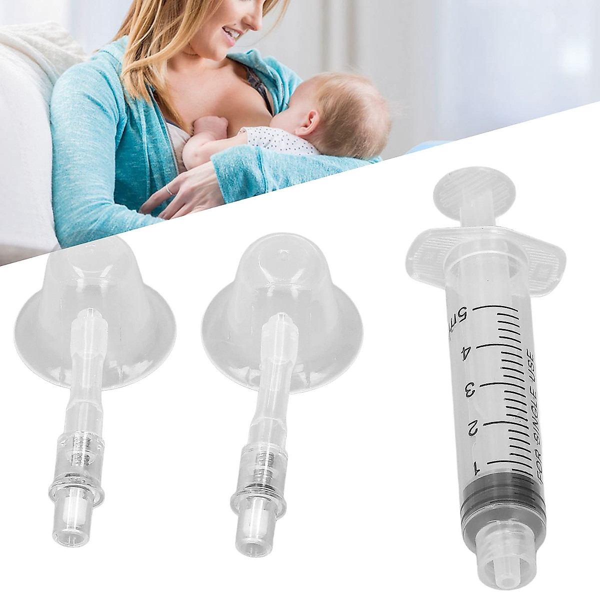 Men Women Nipple Puller Inverter Nipples Aspirator Nipple Suckers Corrector Retraction Device Set Kit Nipple Suckers for Pleasure Nipple Suction Tubes nipple corrector