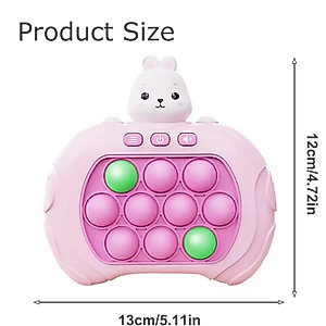 Quick Push Bubble Competitive Game Console Series ,Series Creative Decompression Game Console,Decompression Puzzle Game Machine Multiple Game Modes Toy for Kids