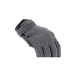 Mechanix Wear: The Original Tactical Work Gloves with Secure Fit, Flexible Grip for Multi-Purpose Use, Durable Touchscreen Safety Gloves for Men (Grey, Medium)