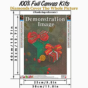 IHMOLN Hot Cocoa Bar Diamond Painting Kits Cookies Cakes Candy - Full Diamond Winter Christmas Embroidery Craft Cross Stitch Kits,for Warmth Home Decor Store Decor 12X16inch