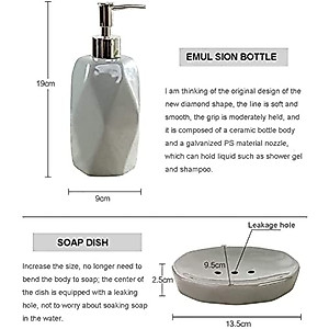 DVTEL Ceramic Mouthwash Cup Sanitary Suit Household Toothbrush Sanitary Suit 5-Piece Set (Color : Khaki)