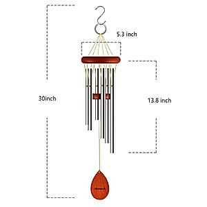 Mosteck Anodized Aluminium Wind Chimes 26" Inches, Gift for Unisex, Suitable for Outdoor, Garden, Patio Decoration