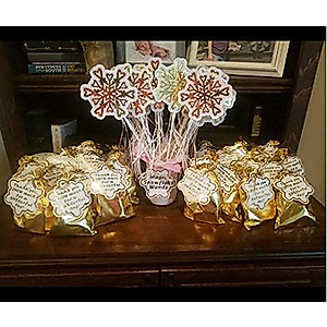 BEAVOING Pack of 100 4"x 6" Heavy Duty Gold Drawstring Organza Jewelry Pouches Wedding Party Christmas Favor Gift Candy Chocolate Bags