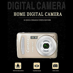 SIGRID Digital Camera,Portable Cameras 16 HD Pixel Home Digital Camera Seniors Black