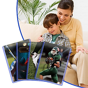 120 Pack 3x4 Inch Hard Plastic Card Sleeves, Card Protectors Hard Plastic for Baseball Card Protectors, Hard Card Sleeves for Game Card, Trading Card, Sports Card