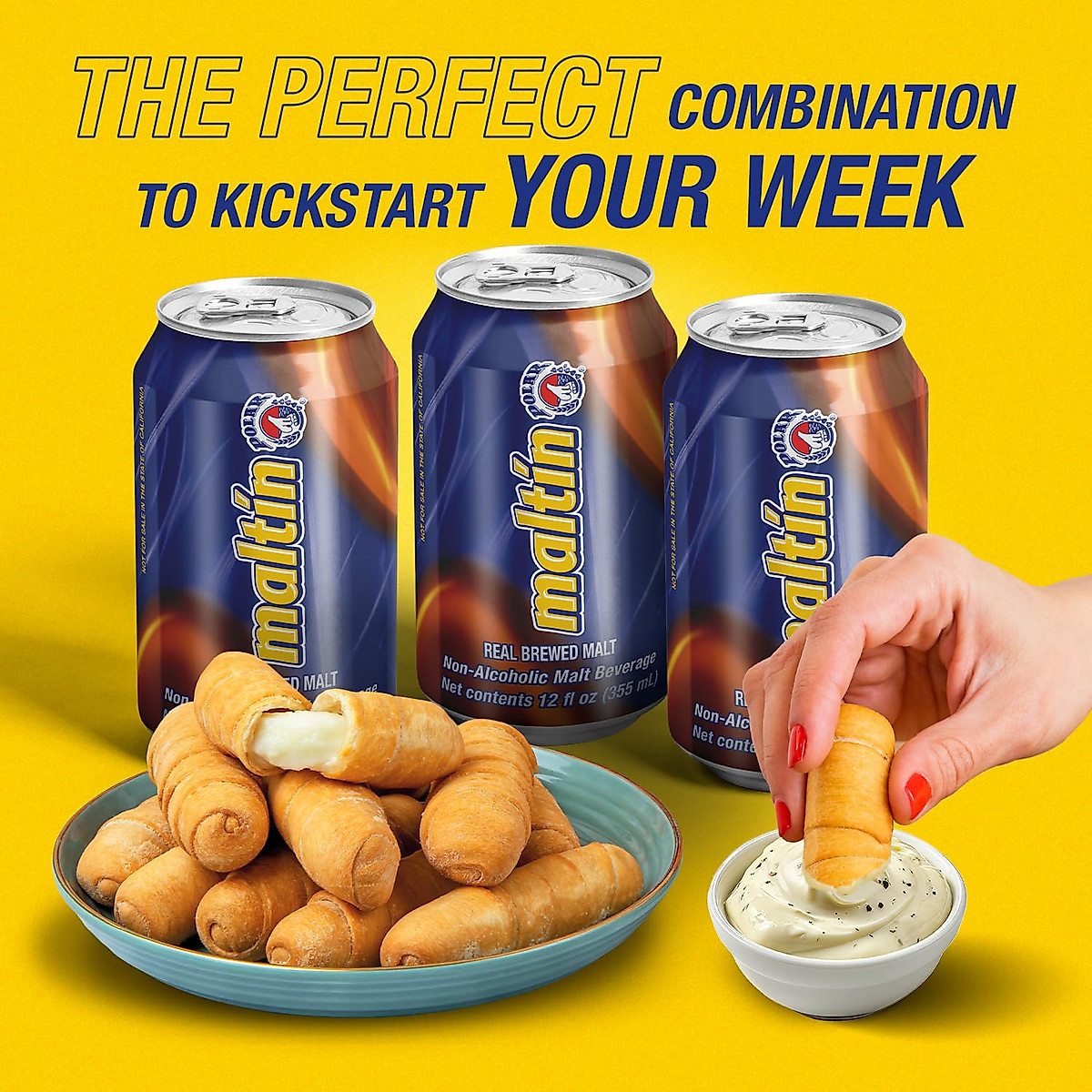 Maltin Polar Non-Alcoholic Malt Beverage – Natural Cane Sugar Drink (6-Pack)