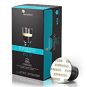 Barista Moments 60ct Compatible Nespresso Coffee Pods I Italian Espresso, Ristretto & Lungo Coffee Pods I Compatible Nespresso Capsules I Espresso Variety Pack