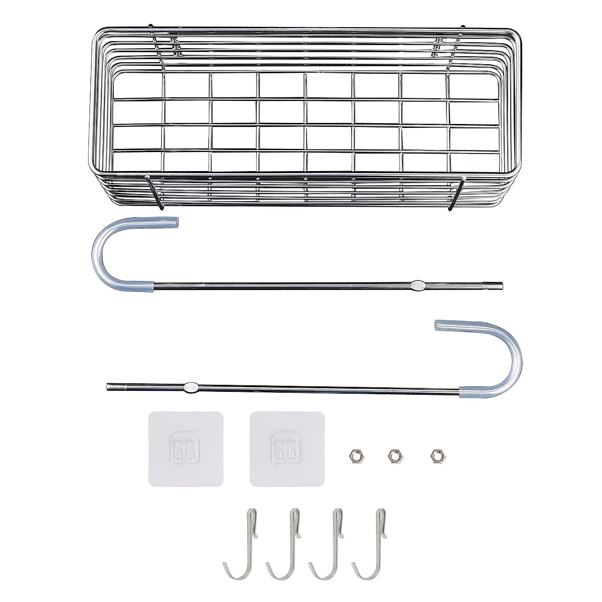 Tsnamay 11.02" Shower Caddies,Hanging Shower Rack Bathroom Rack Storage Rack,304 Stainless Steel Rust Proof,Total height 12"/30.5cm