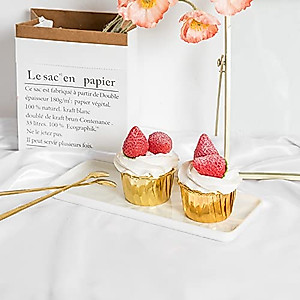 Ceramic Tray, Bathroom Sink Tray, Kitchen Countertop Tray, Vanity Tray, Cosmetics Dish, Candle Tray, Dessert Tray, Perfume Shampoo Liquid Soap Tray,Simple Style Design Suit for Home (White)