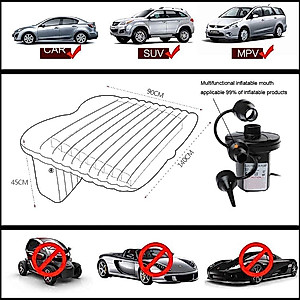 FBSPORT Bed Car Mattress Camping for Sleeping Travel Inflatable Air Universal SUV Extended Couch with Two Pillows