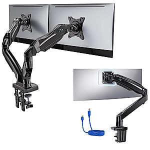 HUANUO Dual Monitor Stand 30 Inch & HUANUO Single Monitor Stand 35 Inch