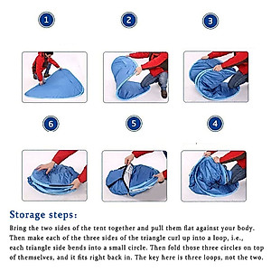 Beach Tent, Pop Up Beach Shade,UPF 50+Anti UV Automatic Sun Shelter Umbrella,Instant Automatic Portable Sport Umbrella Baby Canopy Cabana,Child Baby Beach Tent, for 2 Person with Carry Bag,(Blue)