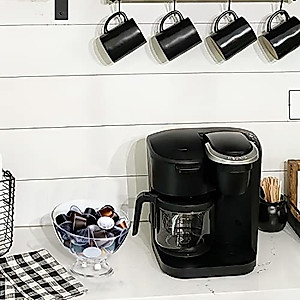MOLFUJ Coffee Pod Holder, Clear K Cup Holder Plastic, Espresso Coffee Pod Holders for Counter Small, Coffee Pod Storage for K Cups, Capsule Organizer Creamer Holder for Coffee Bar