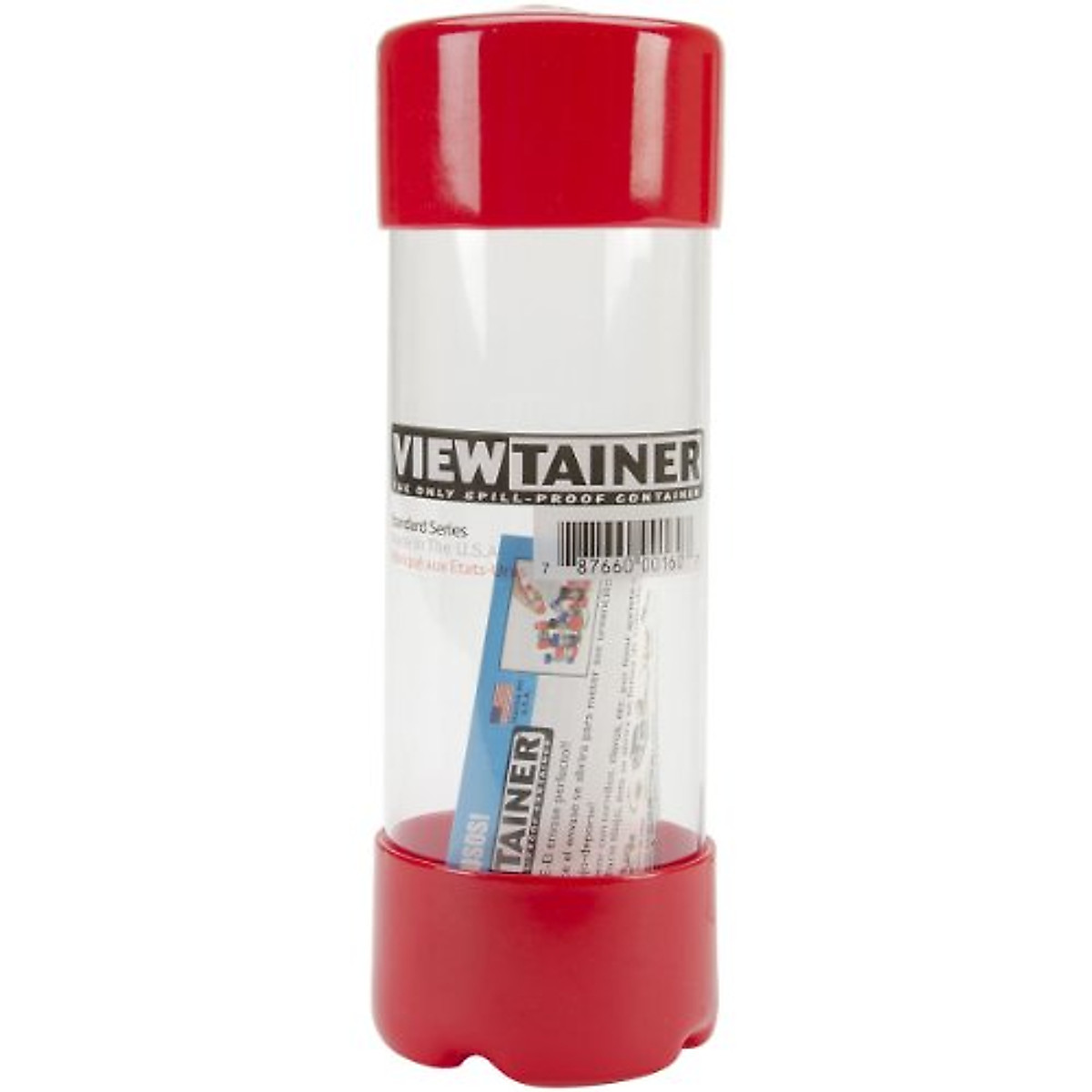 Viewtainer Storage Container, 2 by 6-Inch, Red