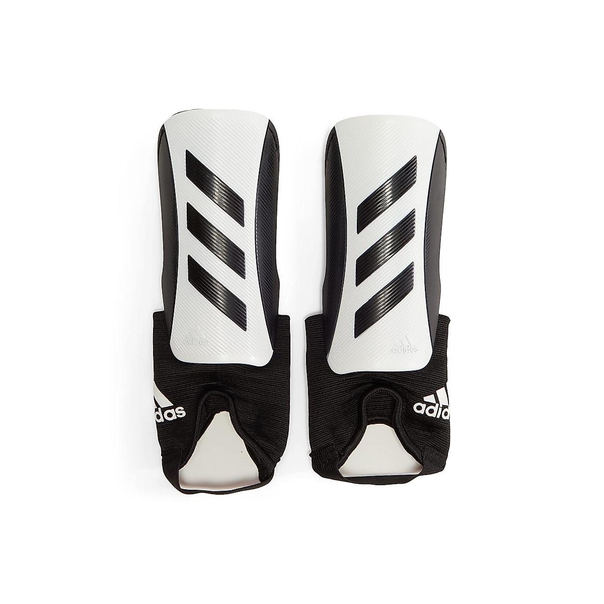 adidas Unisex-child Tiro Soft Ground Match Shin Guards, White/Black/Black, Medium