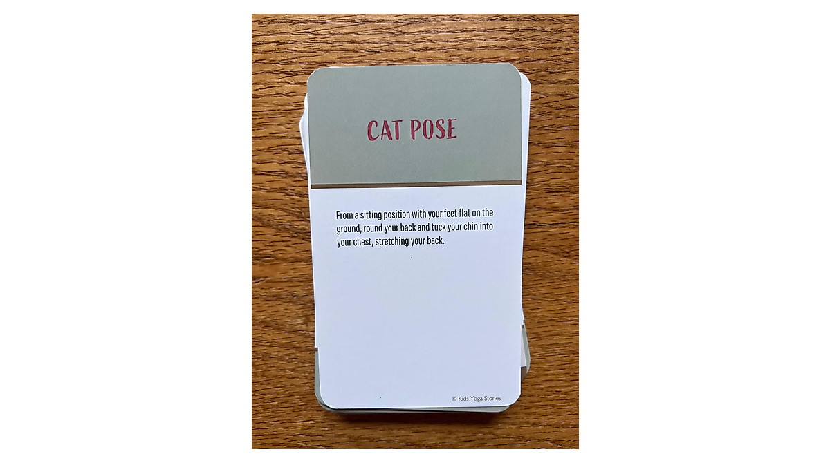 Chair Yoga Cards for Kids - Focus & Calm in Class