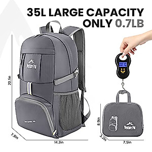 Venture Pal 35L Ultralight Lightweight Packable Foldable Travel Camping Hiking Outdoor Sports Backpack Daypack