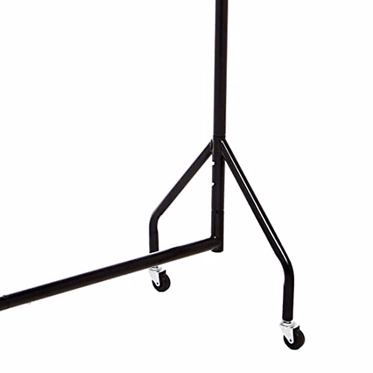 Amazon Basics Heavy Duty Rolling Garment Rack, Hanging Clothes Organizer Rail for Display and Storage, 48 x 60 Inches - Black