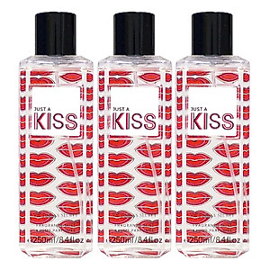 Victoria's Secret Lot of 3 Fragrance Mist 8.4 Fl Oz Each (Just A Kiss)
