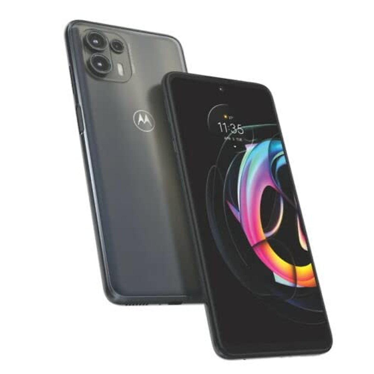 Motorola Edge 20 Fusion 5G Dual 128GB 8GB RAM Factory Unlocked (GSM Only | No CDMA - not Compatible with Verizon/Sprint) Global Version - Electric Graphite