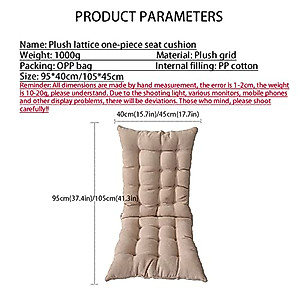 Office Chair Cushions for Back and Butt, High Back Office Chair Pad, Ergonomic Seat Cushion Sunscreen and Fade-Resistant（Solid Color）