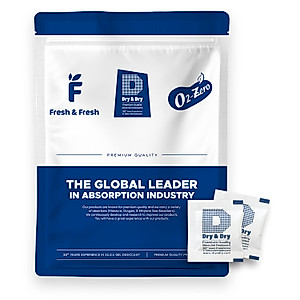 Dry & Dry 1 Gram [1000 Packets] Premium Silica Gel Pure and Safe Silica Gel Packs Desiccant Dehumidifier Desiccant Packs - Food Safe Paper Silica Packets for Moisture Absorber Silica Gel Packets
